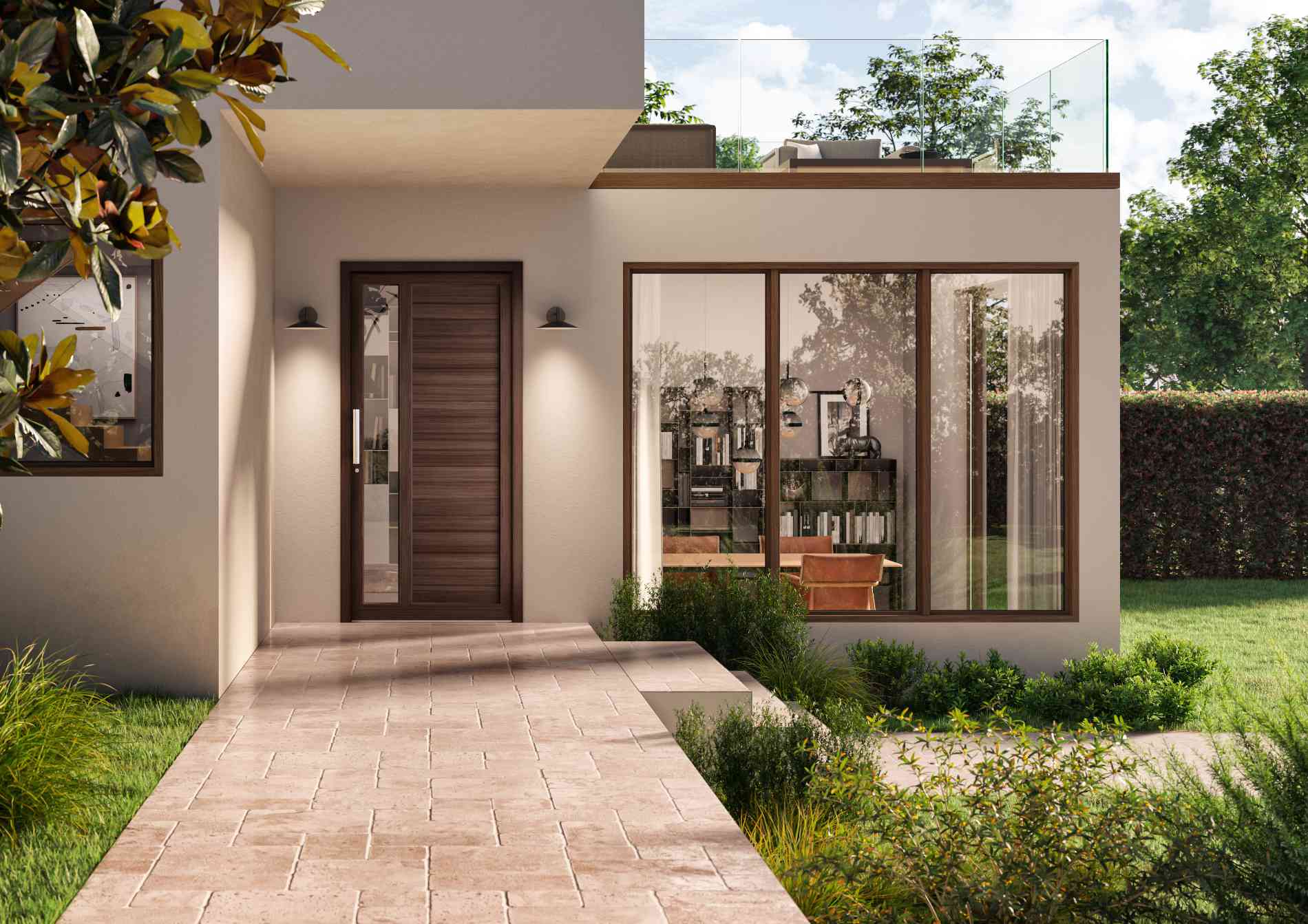 Portoncini ingresso PVC Oknoplast | Porte in PVC | Oknoplast